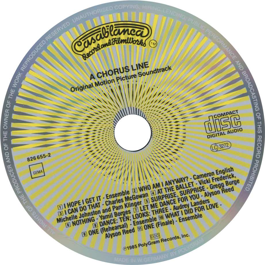 A Chorus Line : CD | CD Covers | Cover Century | Over 1.000.000 Album ...